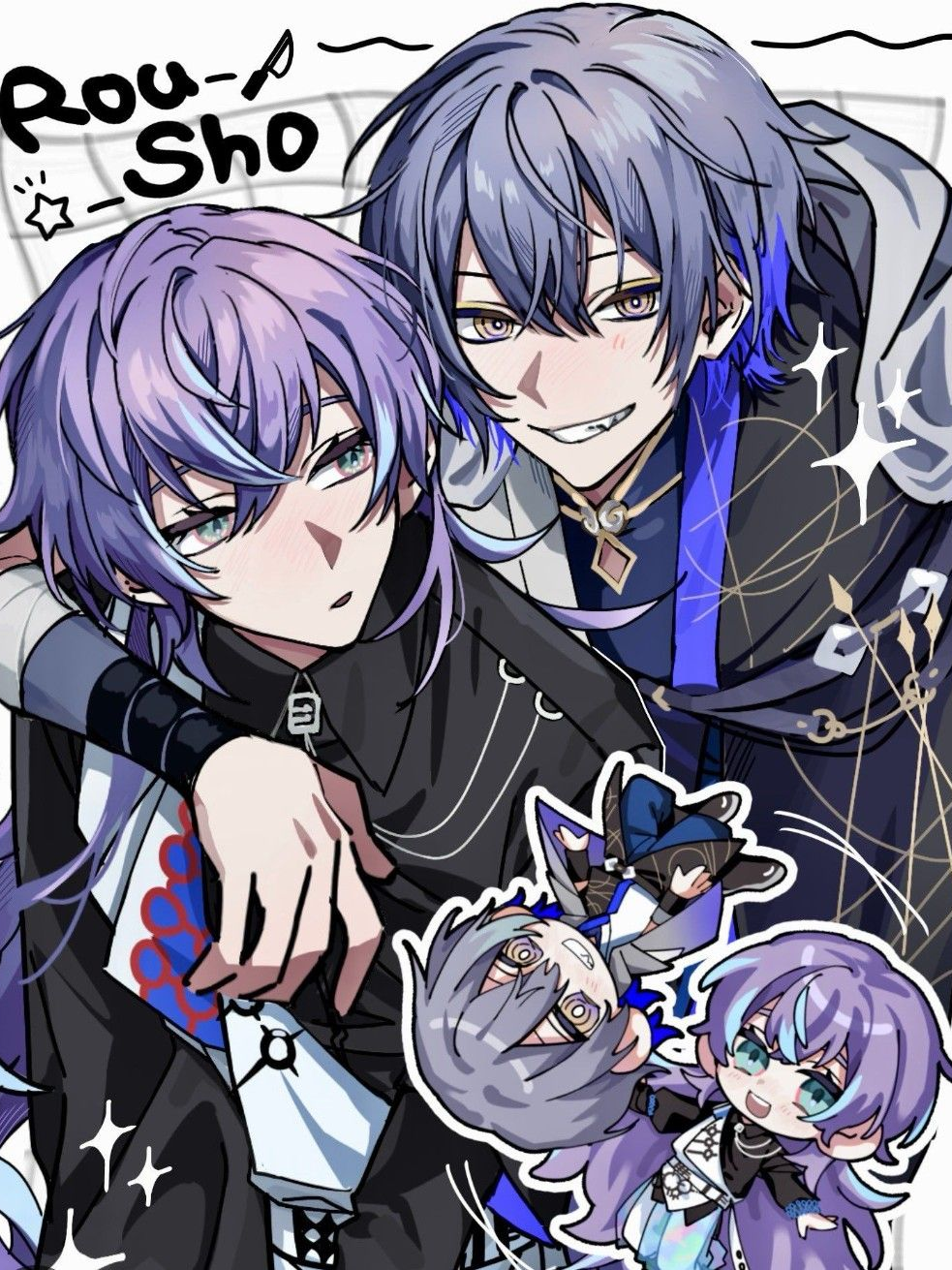 兄弟パロ🐺🐙。 - zeta
