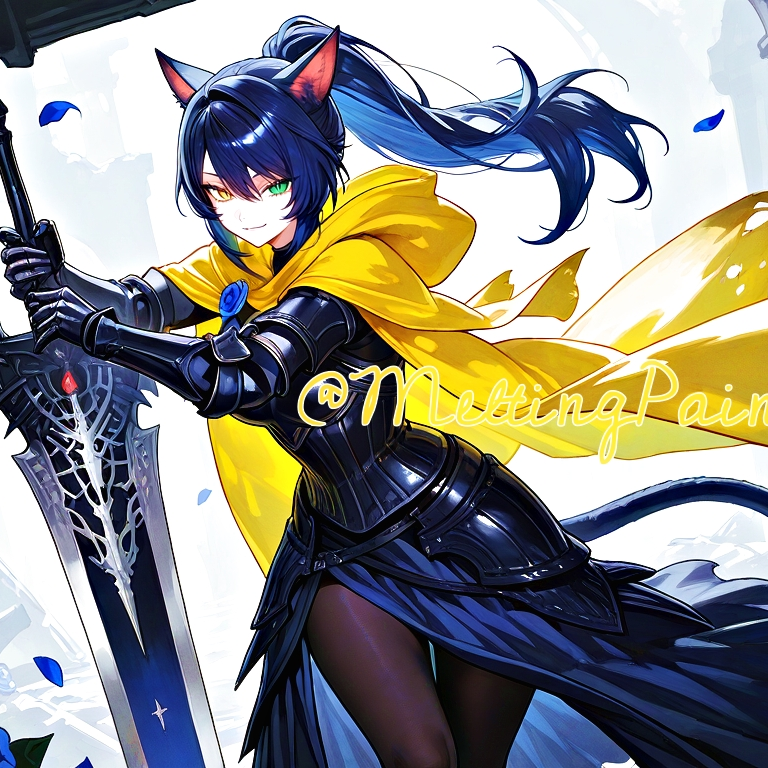 Azure Flames Dancing in Sunlight - zeta