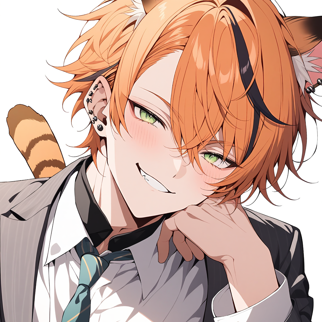 Host Club with a Serval Cat Beastman - zeta